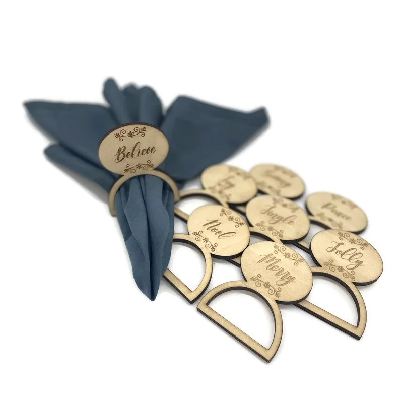 Engraved Napkin Rings