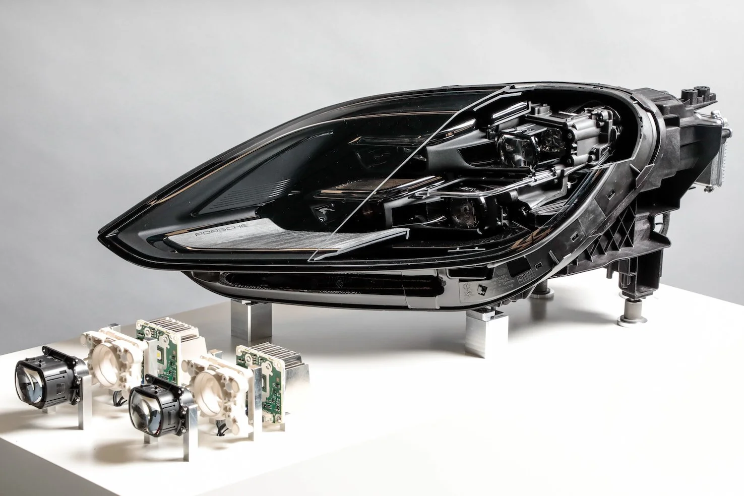HELLA and Porsche launch first SSL | HD matrix headlamp — Your Source ...
