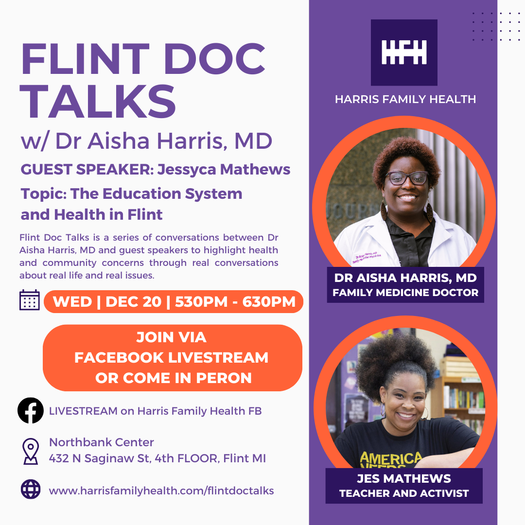 FLINT DOC TALKS | Dec 20th — Harris Family Health