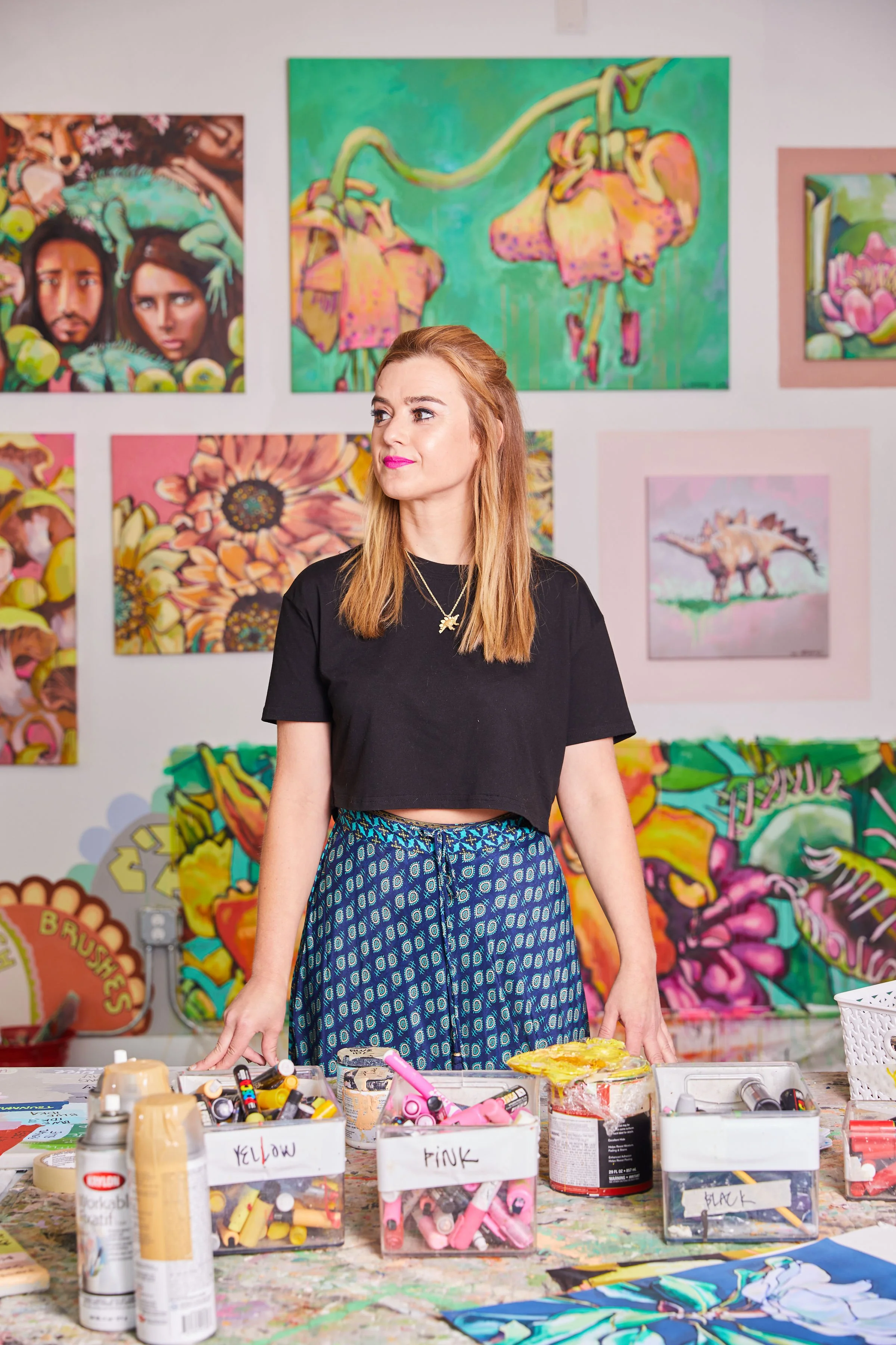 Liz Haywood - Community Mural for Lake Mist Apartments — ArtPop