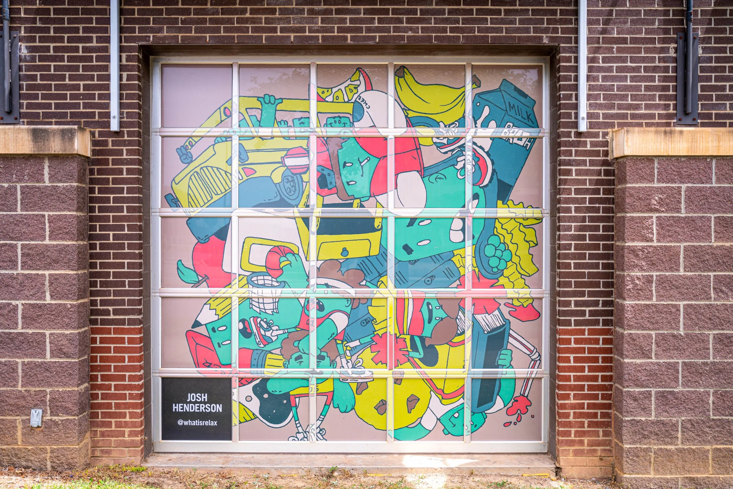 Multiple Artists - Window Murals for Lowe’s South End (2021 - 2022 ...
