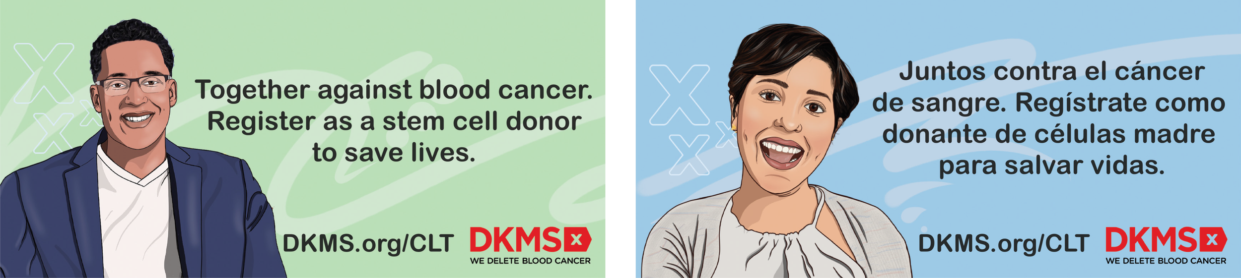 Junior Gomez - Artwork for DKMS Charlotte Billboard Campaign — ArtPop Street Gallery
