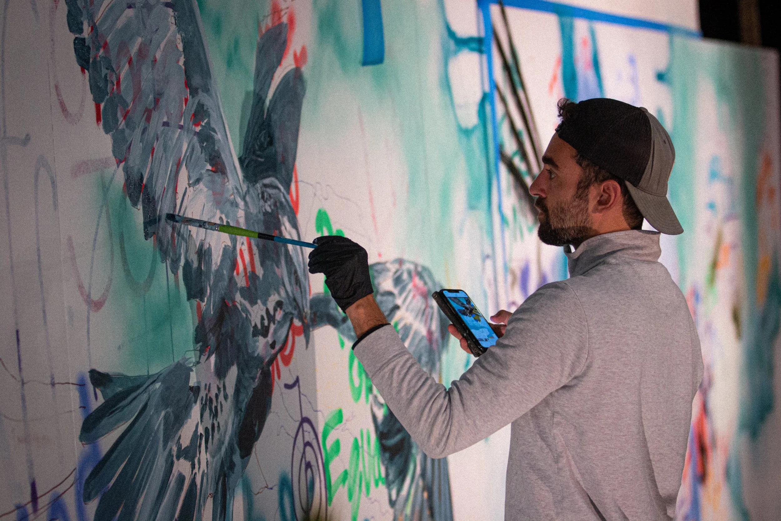 Nick Napoletano - Interior Mural for JLL — ArtPop Street Gallery