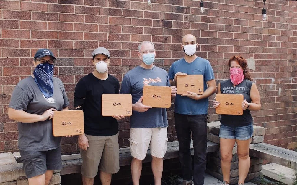 MULTIPLE ARTISTS - ‘VERSE & VINO’ CUTTING BOARDS — ArtPop