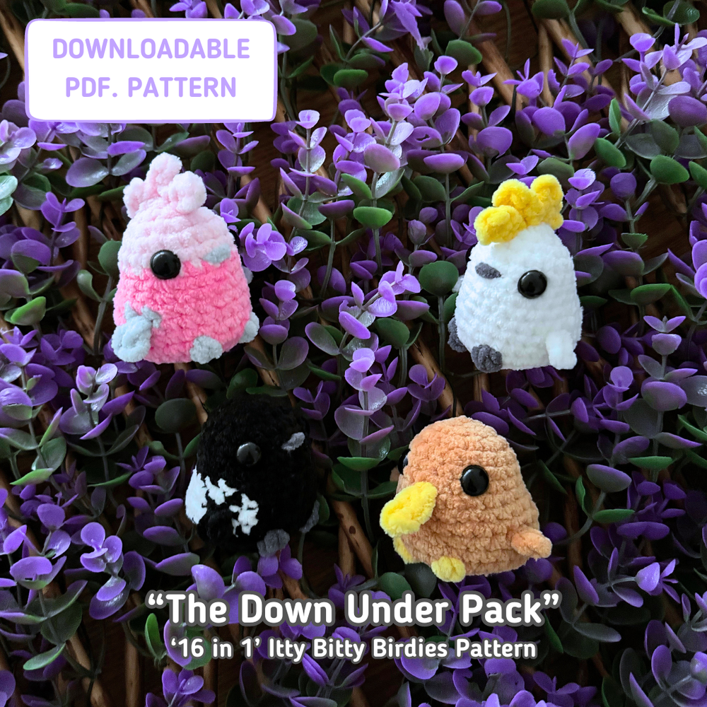 '16 in 1' Itty Bitty Birdies crochet pattern | No Sew by Crochet me ...