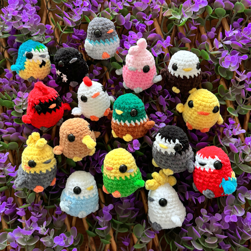 '16 in 1' Itty Bitty Birdies crochet pattern | No Sew by Crochet me ...