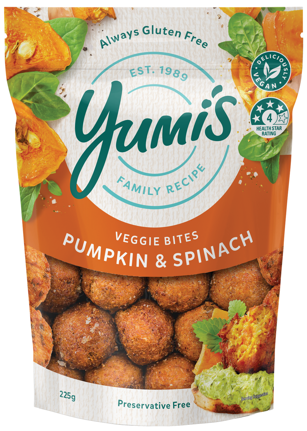 VEGGIE BITES - PUMPKIN AND SPINACH — Yumi's Real. Delicious.
