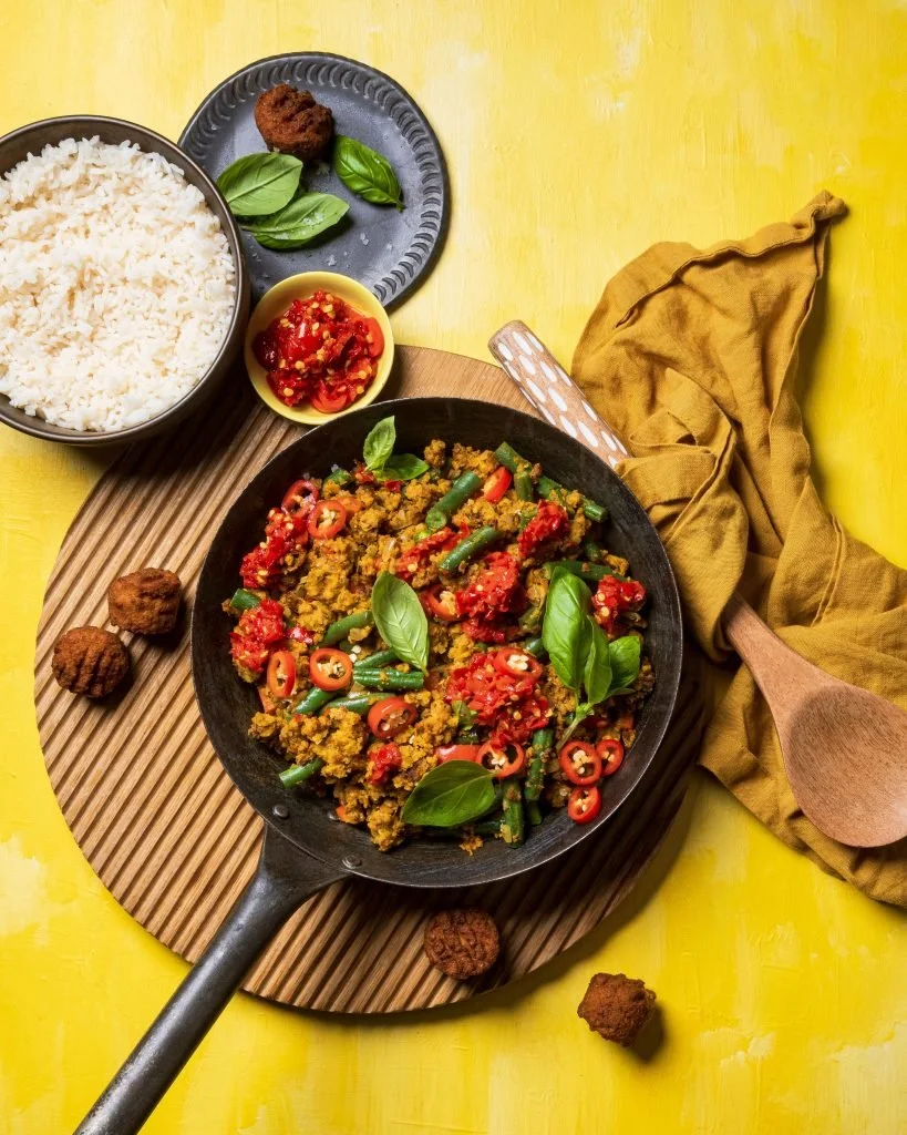 THAI CHILLI VEGGIE BITE STIR FRY — Yumi's Real. Delicious.