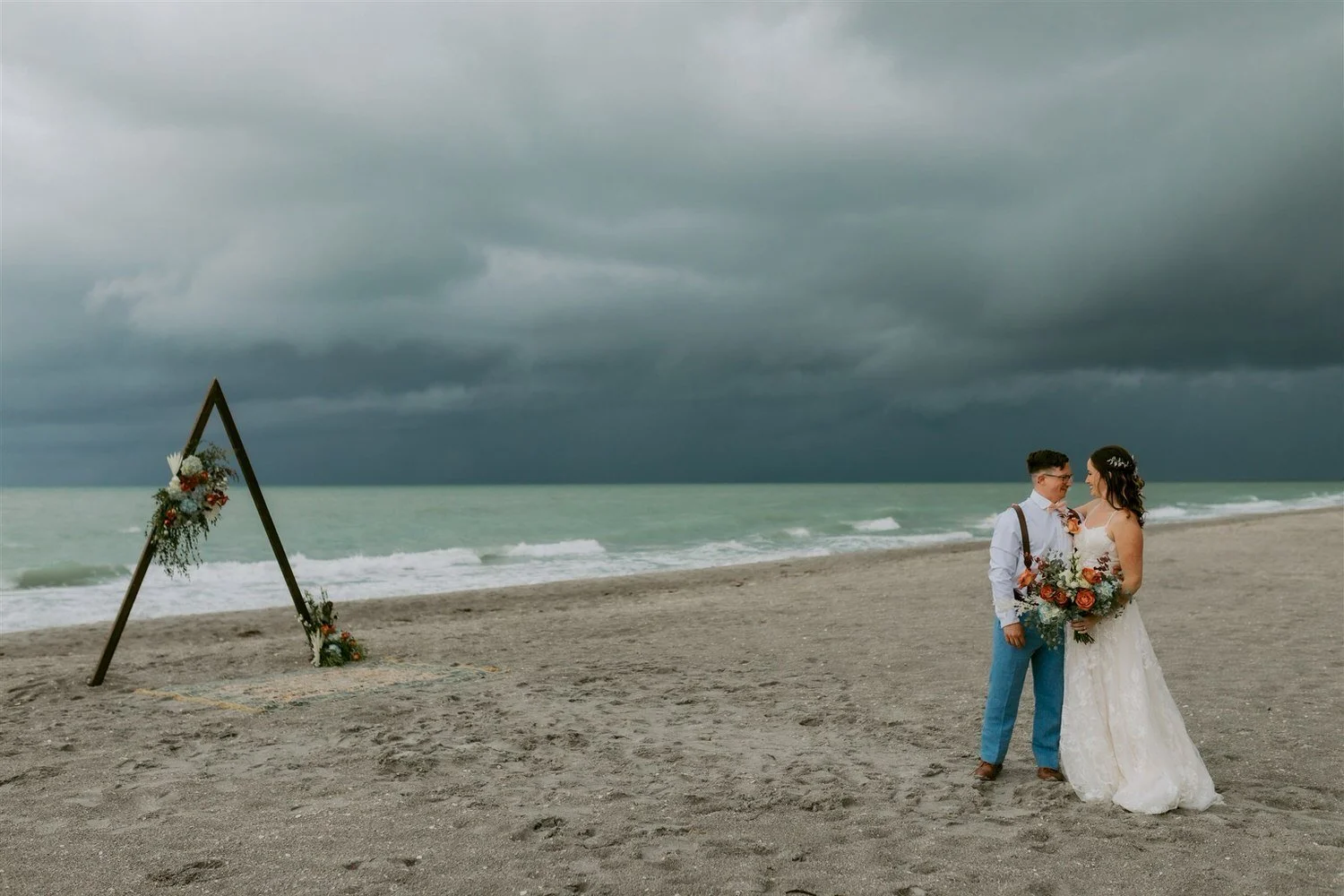 Intimate & Moody Beach Elopement | Captiva Island, Florida — Lena Christine