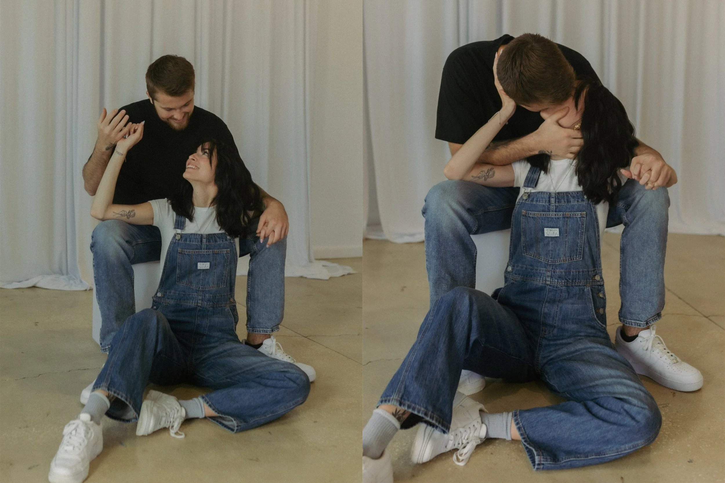 Couples Engagement Session at a St. Augustine Studio in a Storytelling ...