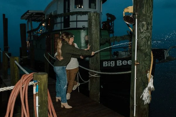 Sunset Date Night in Panama City FL on a 1946 “Big Bee” Tugboat BNB ...