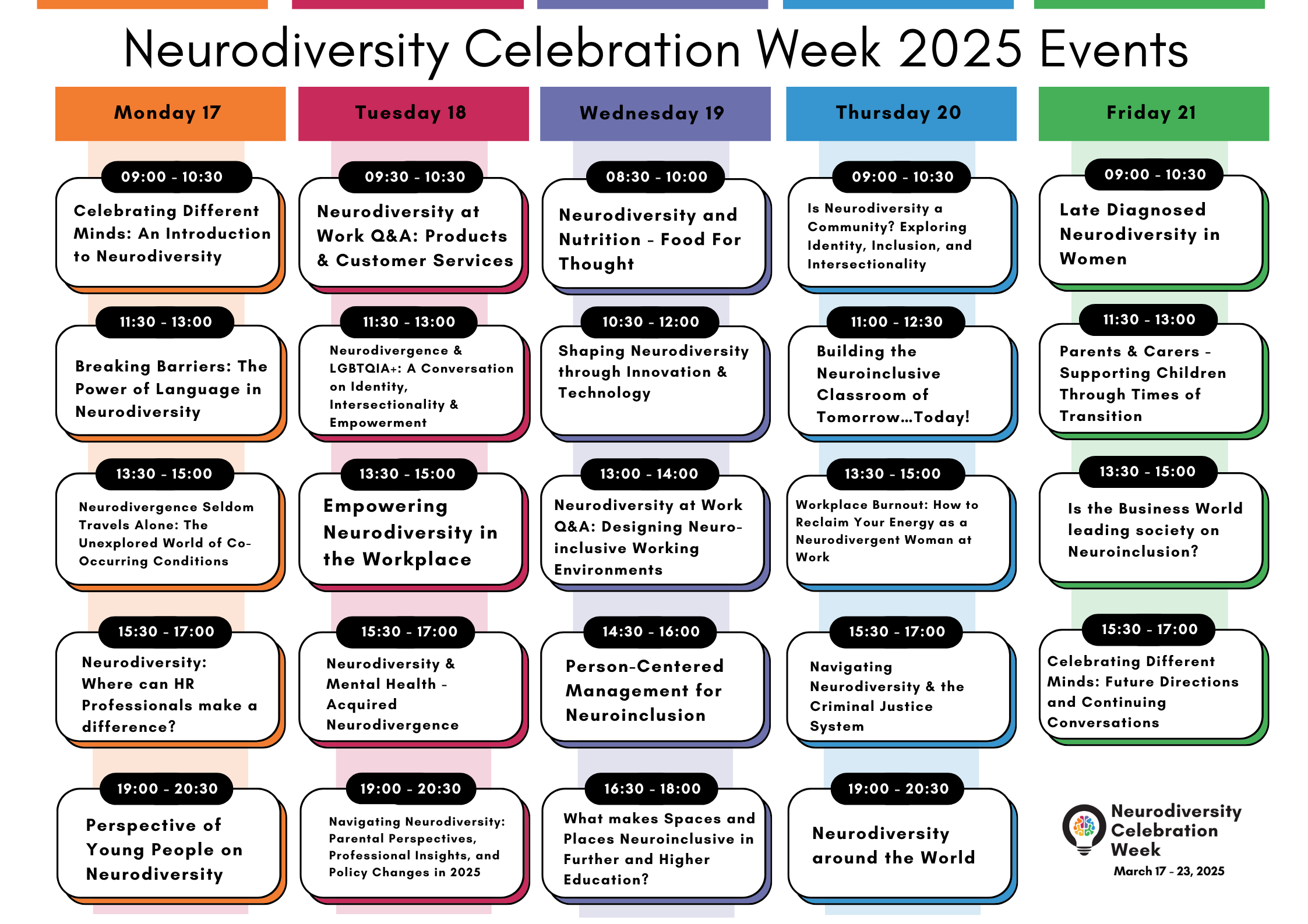 Get Involved with Neurodiversity Celebration Week 2025 | Lexxic