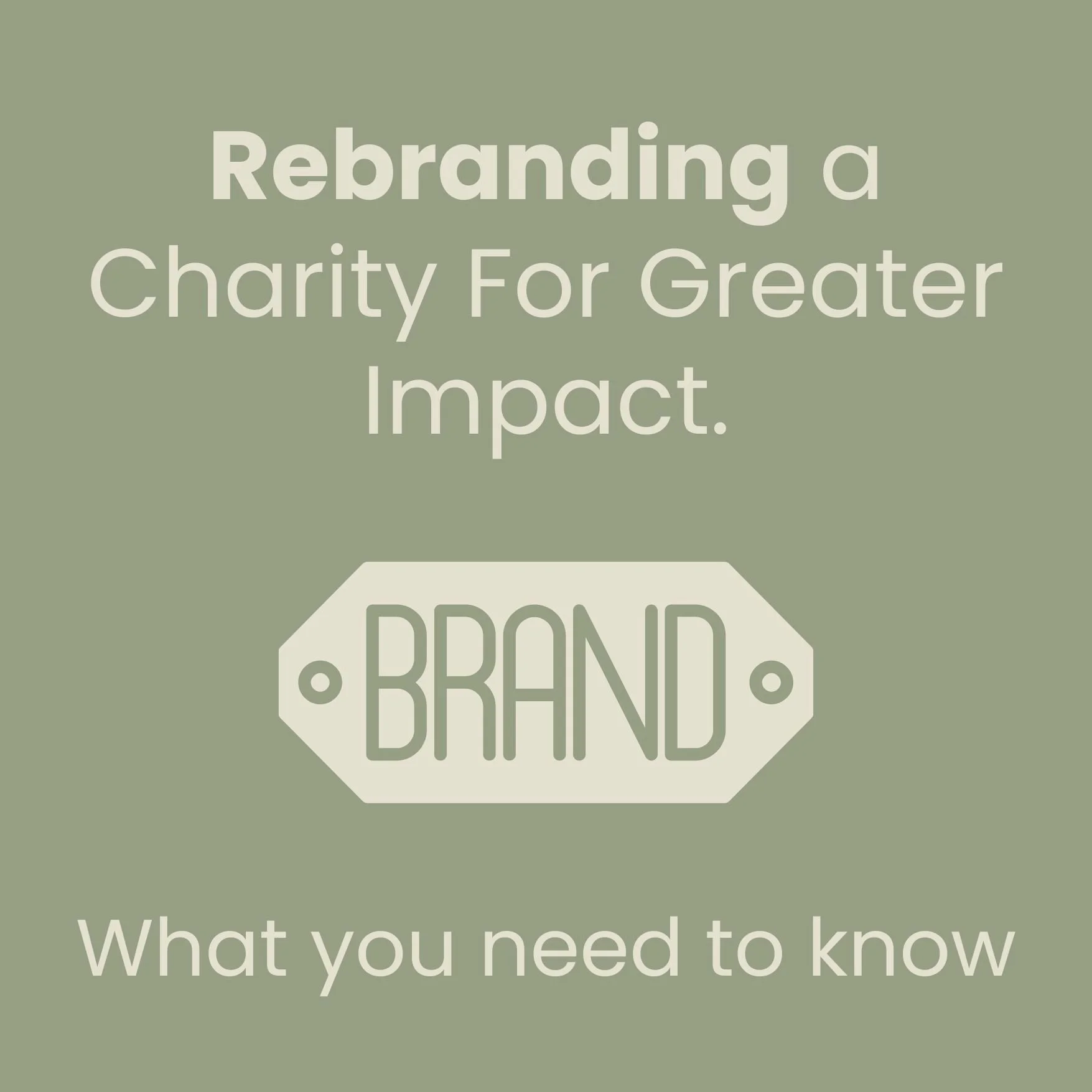 Guide to Rebranding a Charity for Greater Impact | The Square Genius