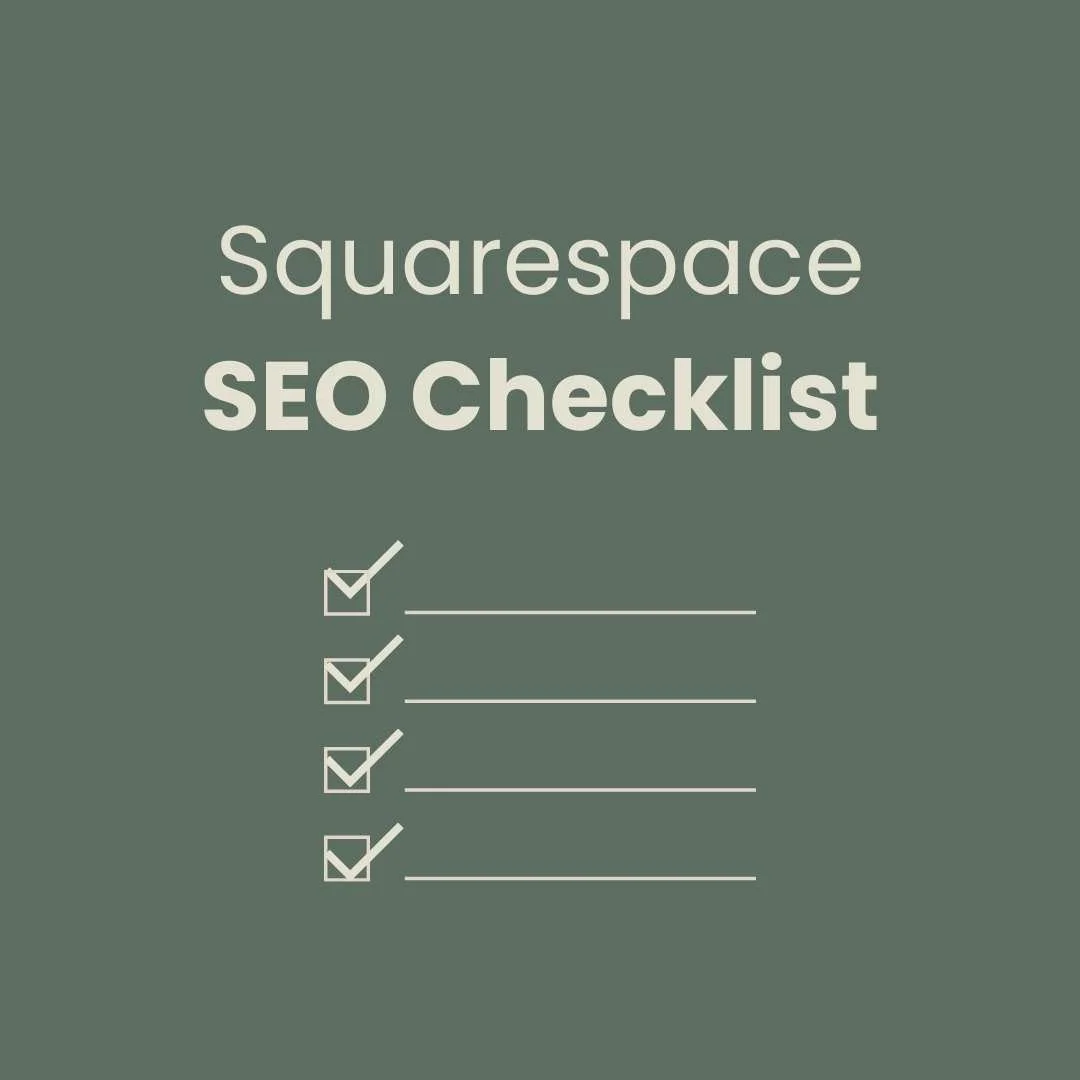 Squarespace SEO Checklist | Rank on Page 1 | The Square Genius