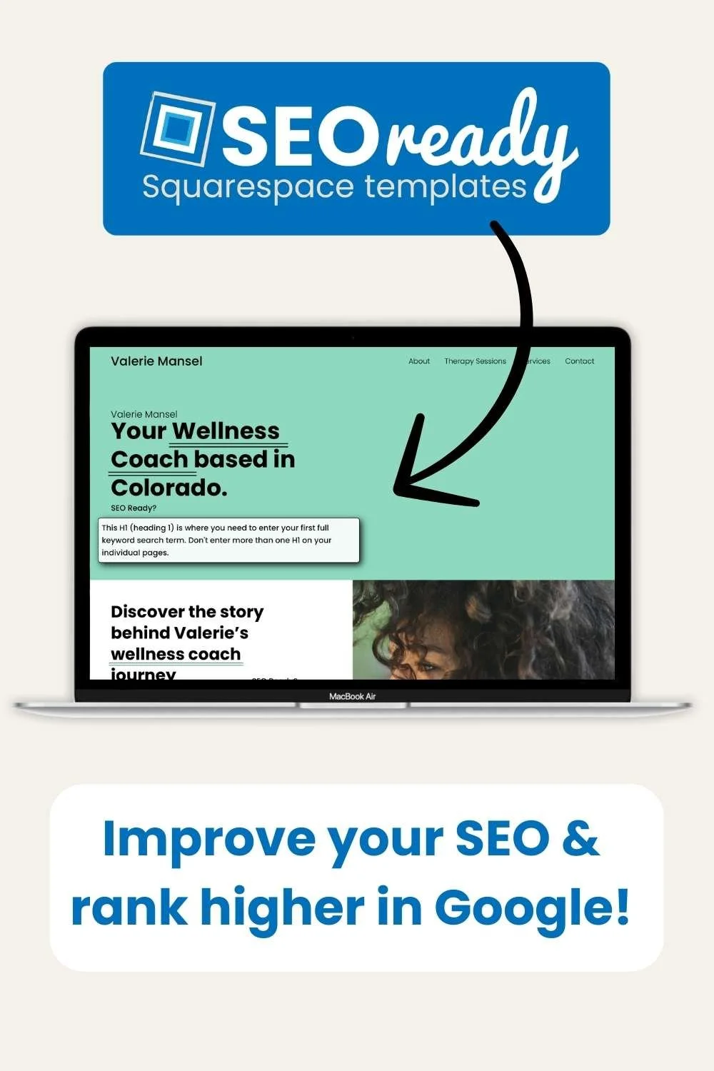 How to Create Hover Text in Squarespace | The Square Genius