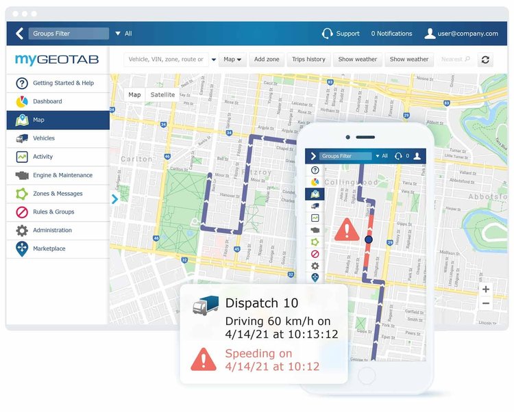 MyGeotab Platform | Optimize Your Fleet Today — Insight Telematics