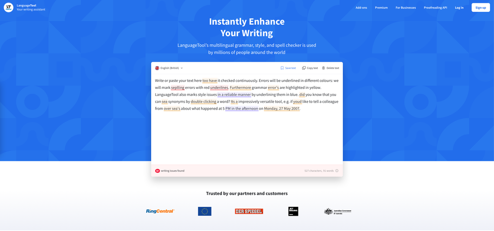 LanguageTool, your multilingual writing assistant — techforword