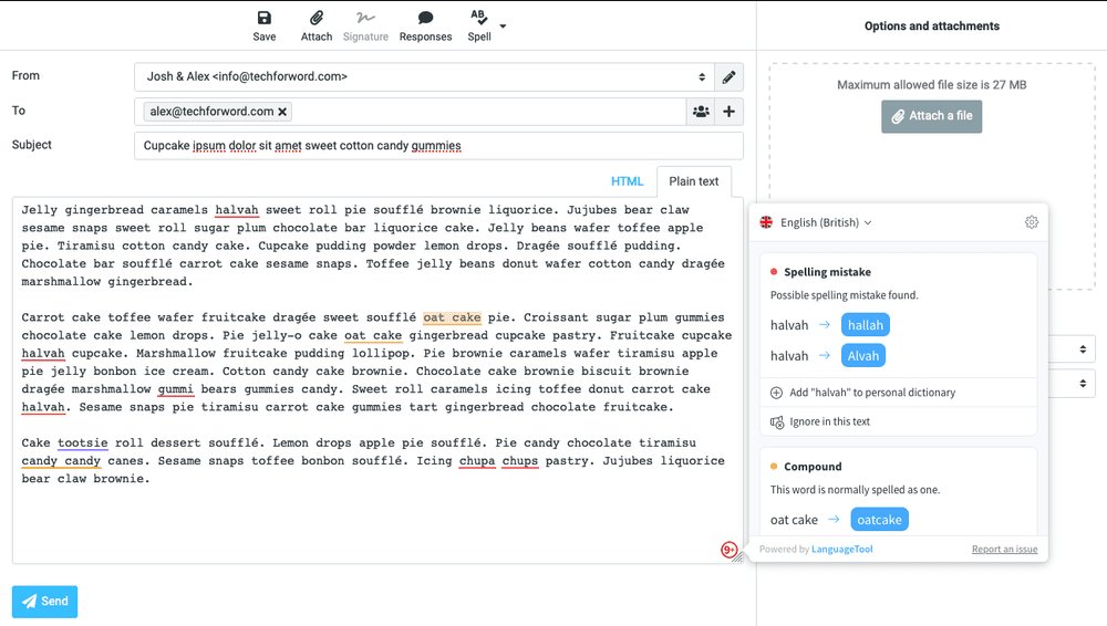 LanguageTool, your multilingual writing assistant — techforword