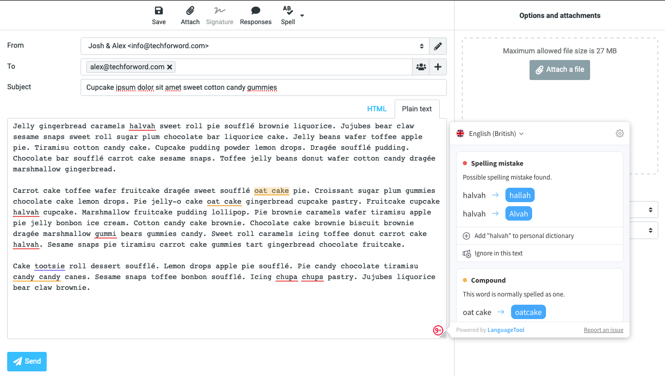 LanguageTool, your multilingual writing assistant — techforword