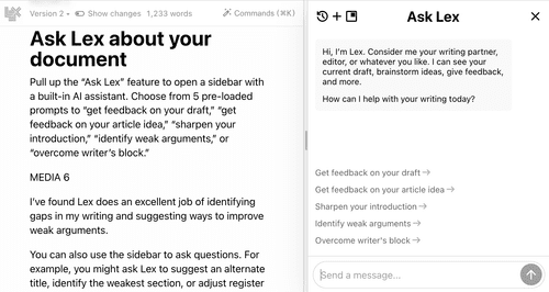 Transform Your Writing with Lex.page: Top AI-Powered Word Processor ...