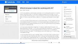 TurboScribe: AI-Powered Transcription Tool for Fast, Affordable ...