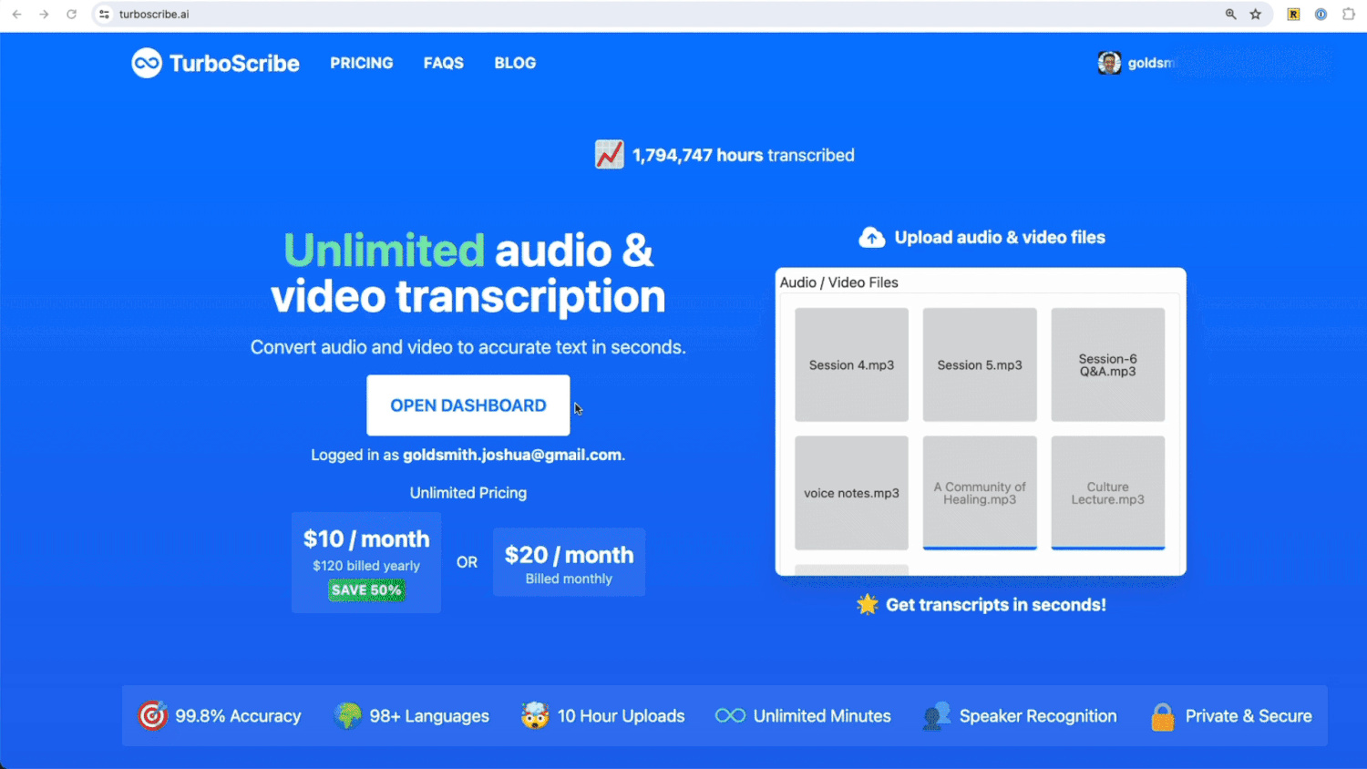 TurboScribe: AI-Powered Transcription Tool for Fast, Affordable ...