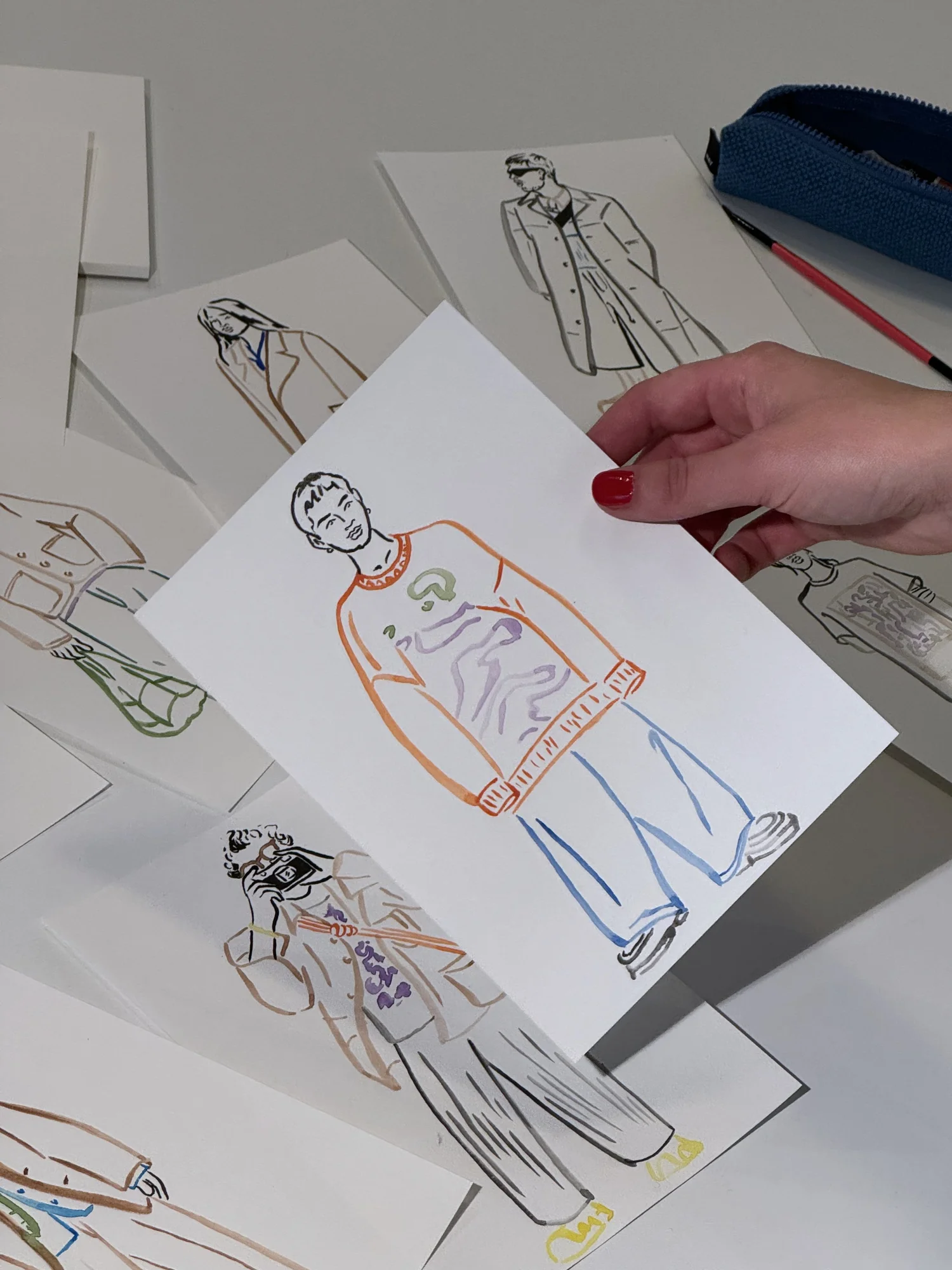 Live Drawing | Sandy van Helden | Freelance Illustrator | Amsterdam