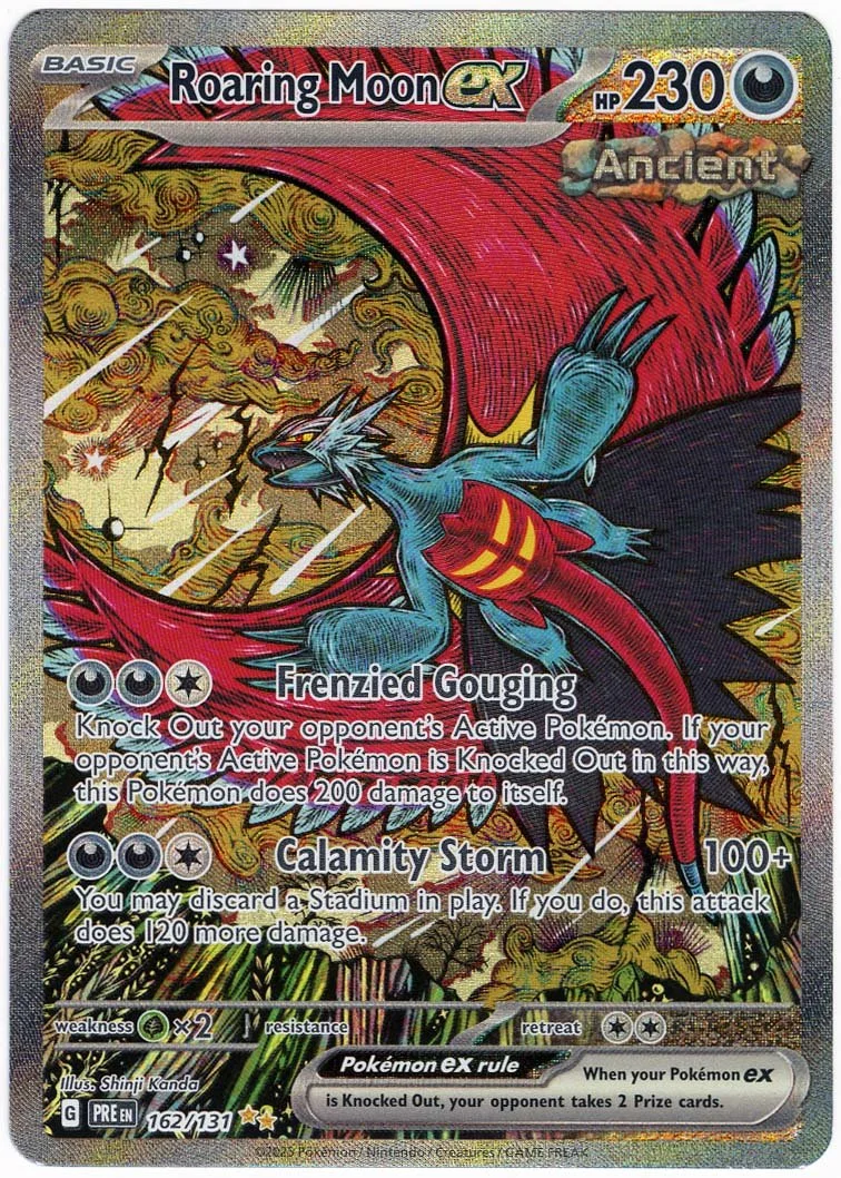 Roaring Moon 2025 Scarlet & Violet: Prismatic Evolutions PREen 162 ...