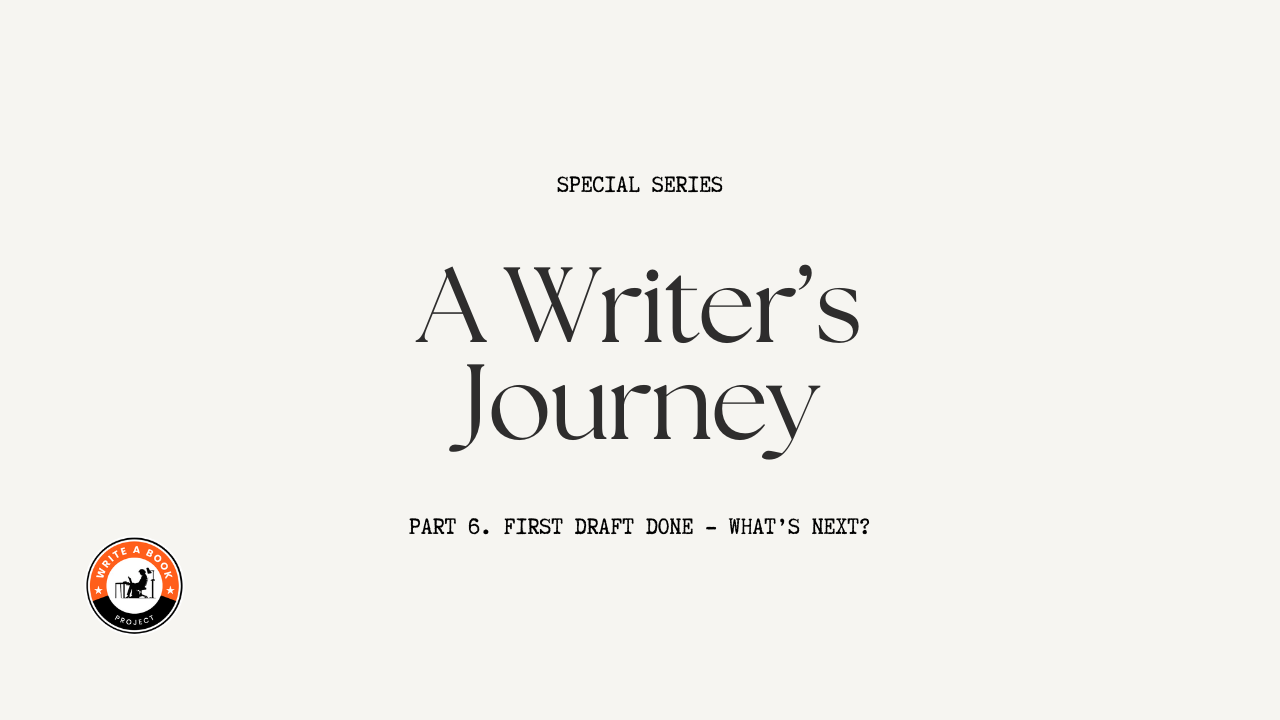 My First Book Draft Is Done What Is Next? — Write A Book Project