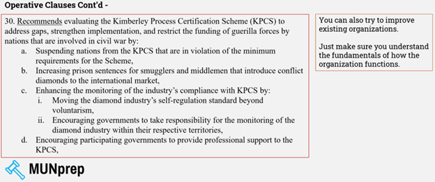 MUN Resolutions – Everything you need to know — MUNprep