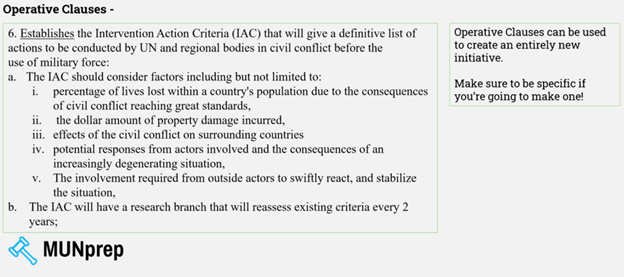 MUN Resolutions – Everything you need to know — MUNprep