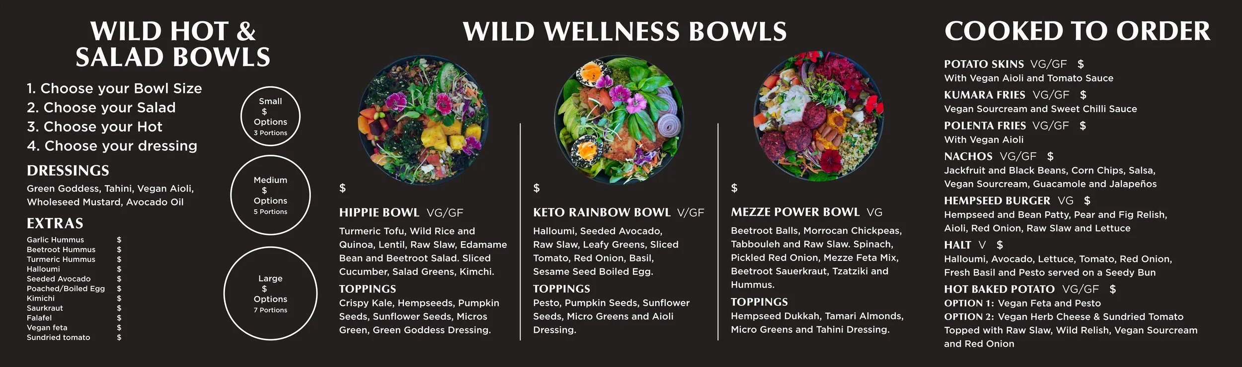 WPK MENUS — Wild Pear kitchen