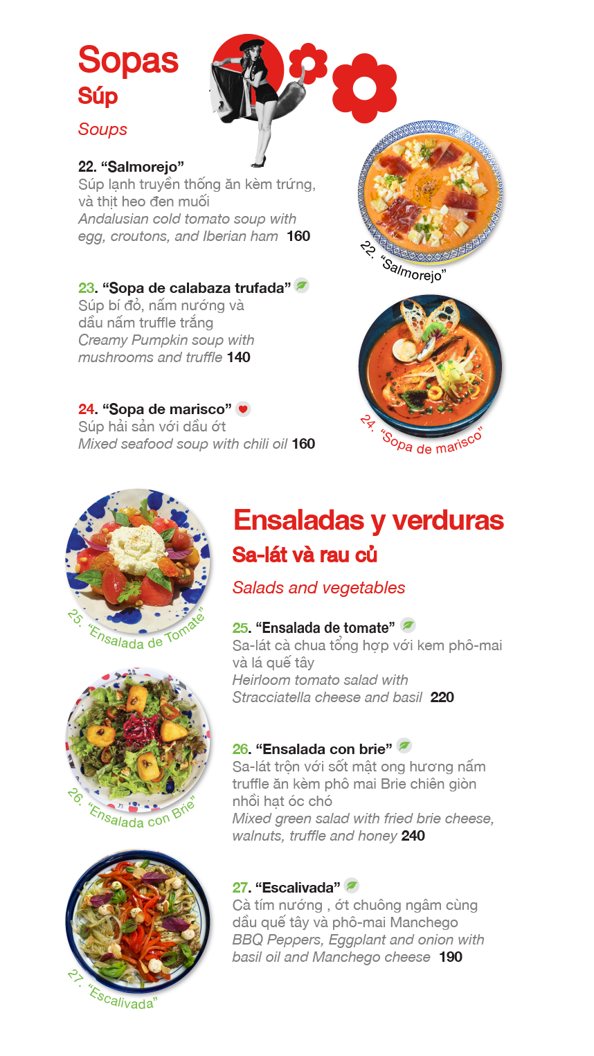 Dinner menu — TOMATITO