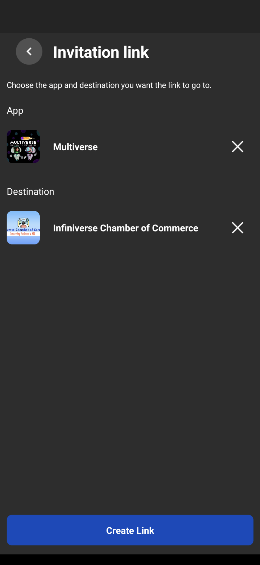 Deeplink Guide — Multiverse Dev Zone
