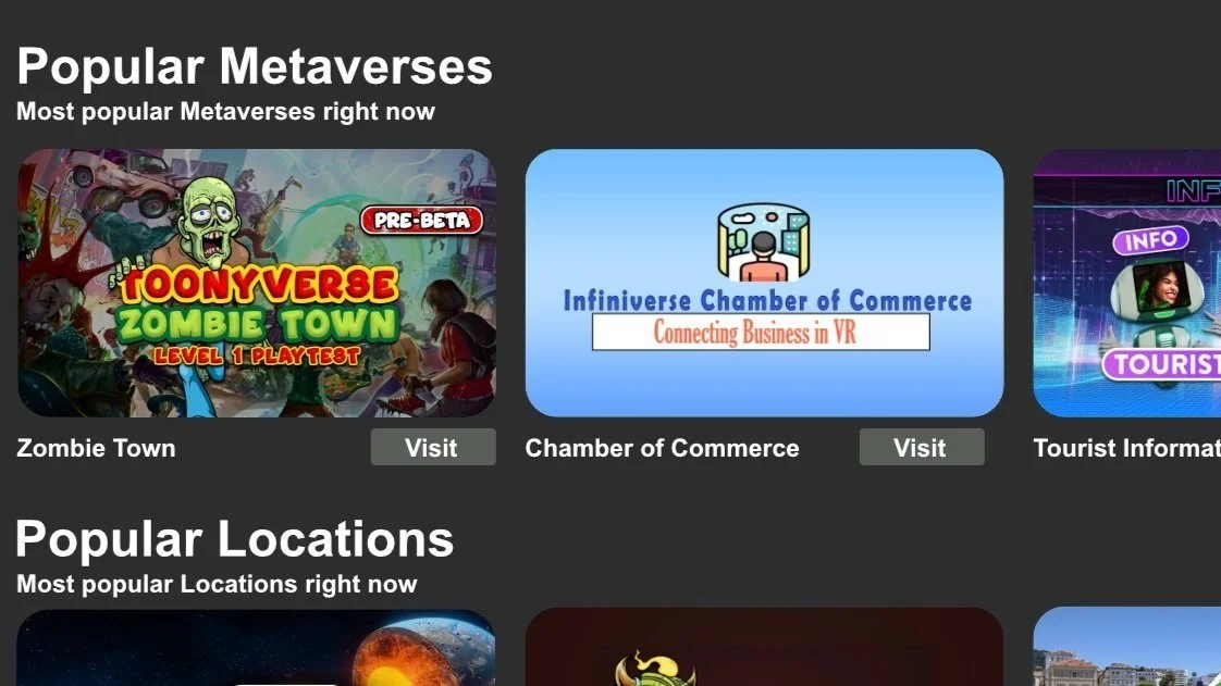 Discovery Menu Guide — Multiverse Dev Zone
