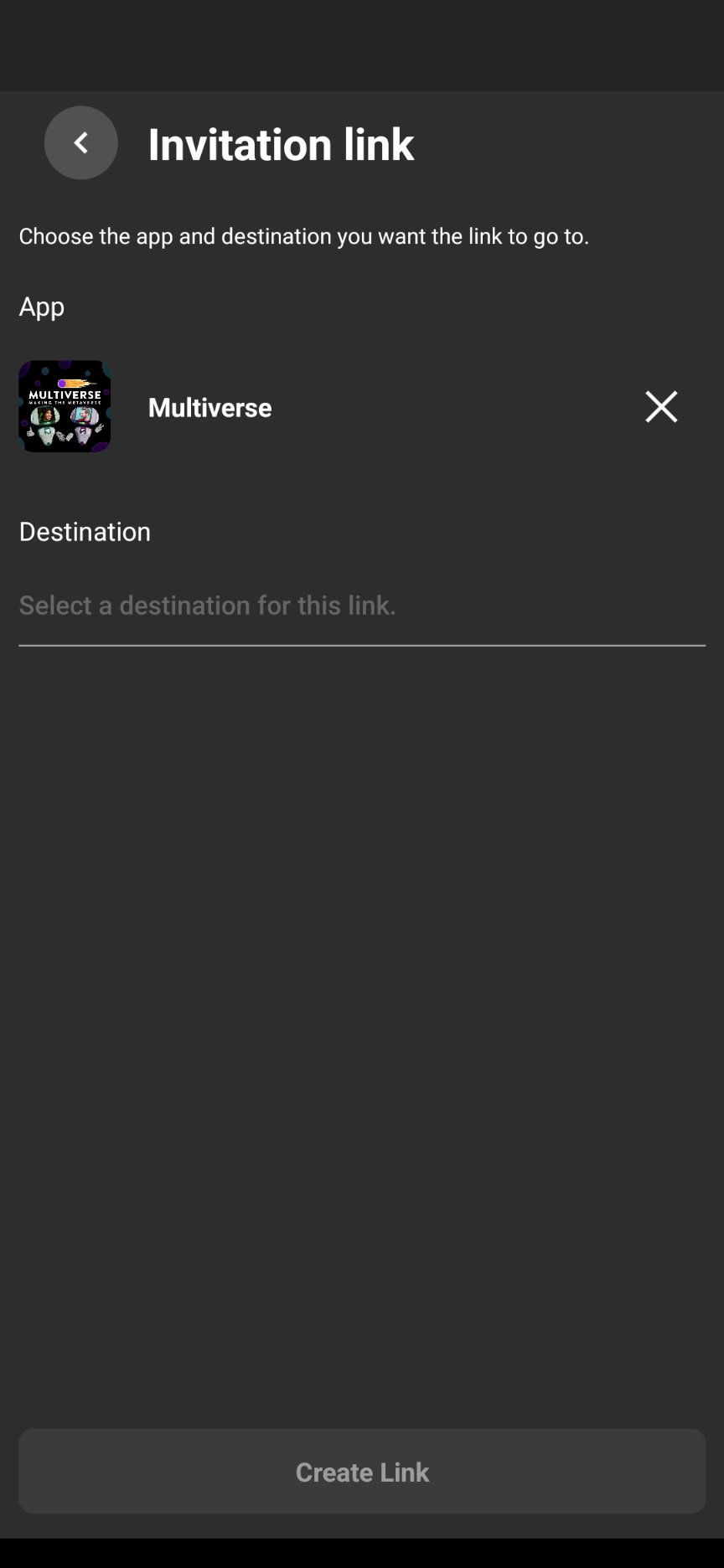 Deeplink Guide — Multiverse Dev Zone