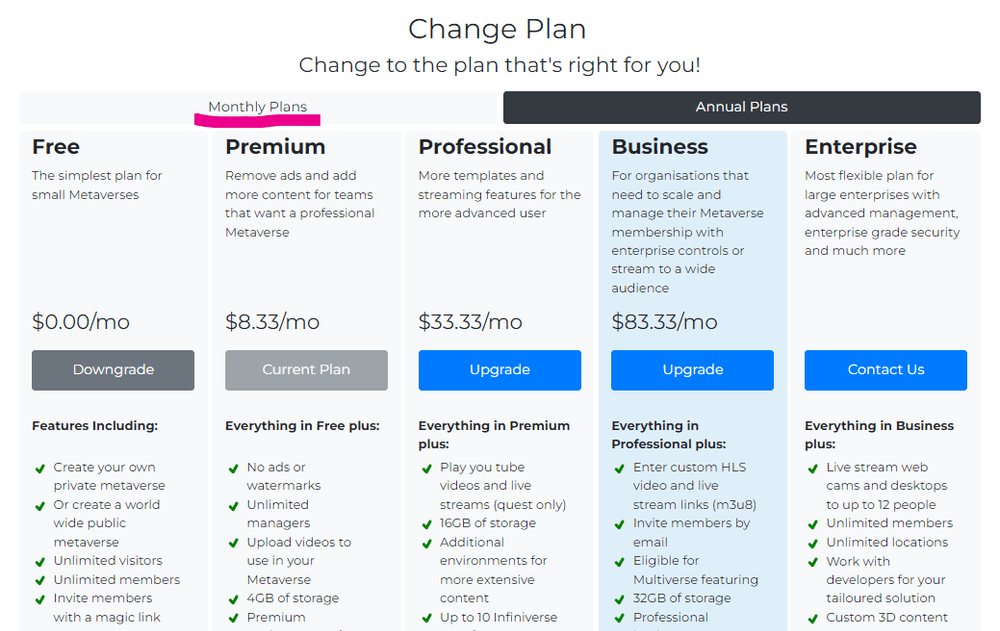 Subscription Guide — Multiverse Dev Zone