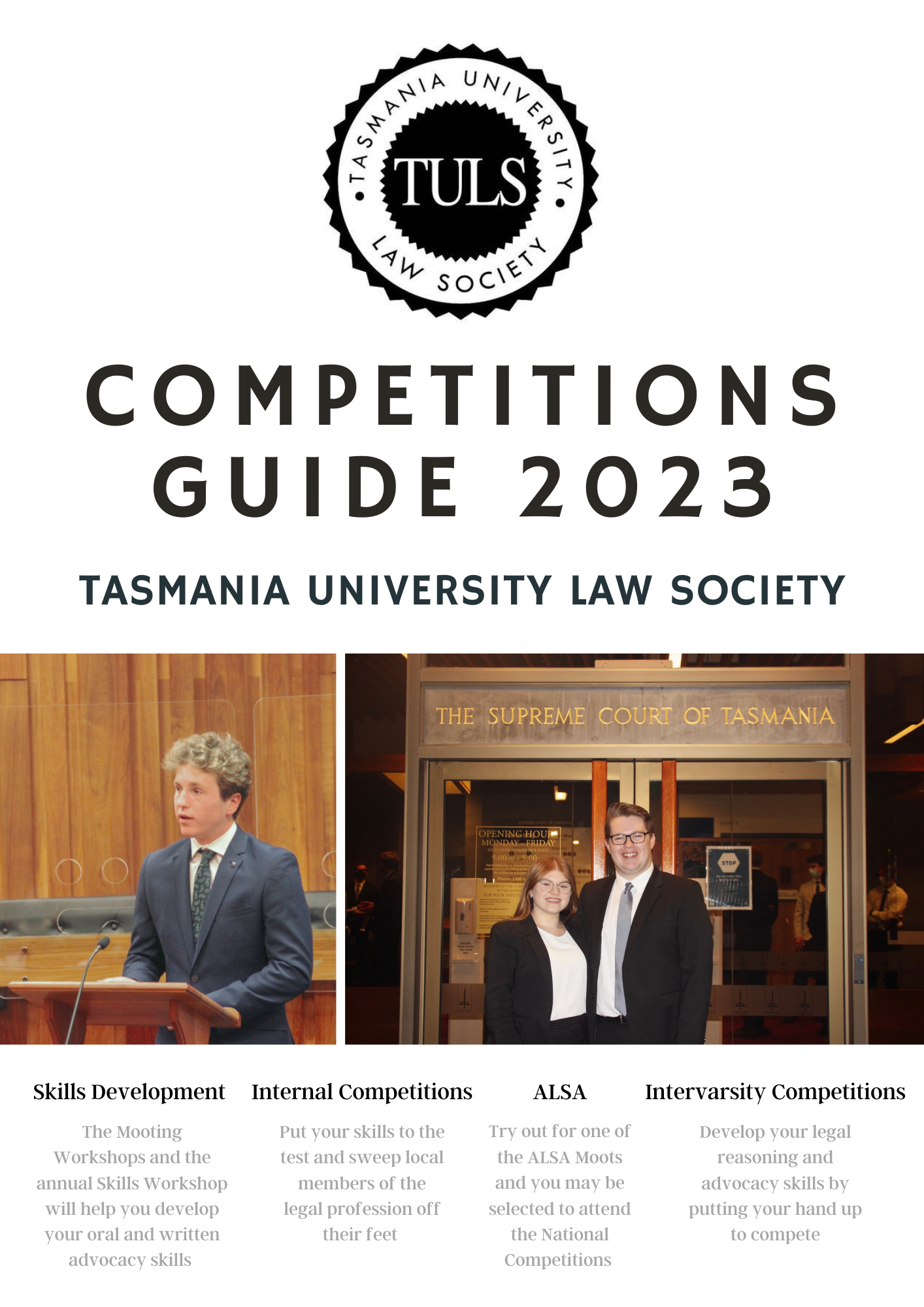 Mooting & Competitions — Tasmania University Law Society