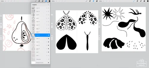 Can you create VECTOR assets in Procreate? — Weronika Salach ...