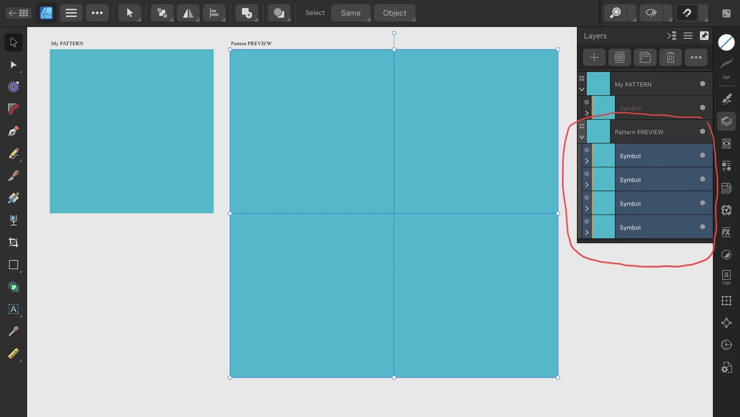 Affinity Designer Repeat Patterns With a Live Pattern Preview ...