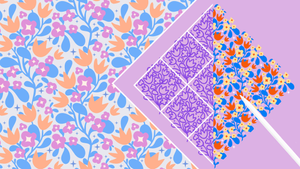 Surface Pattern Design: Diamond Repeat in Affinity Designer — Weronika ...