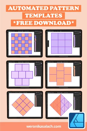 Procreate & Affinity Designer Artist Resource Library — Weronika Salach | illustration design ...