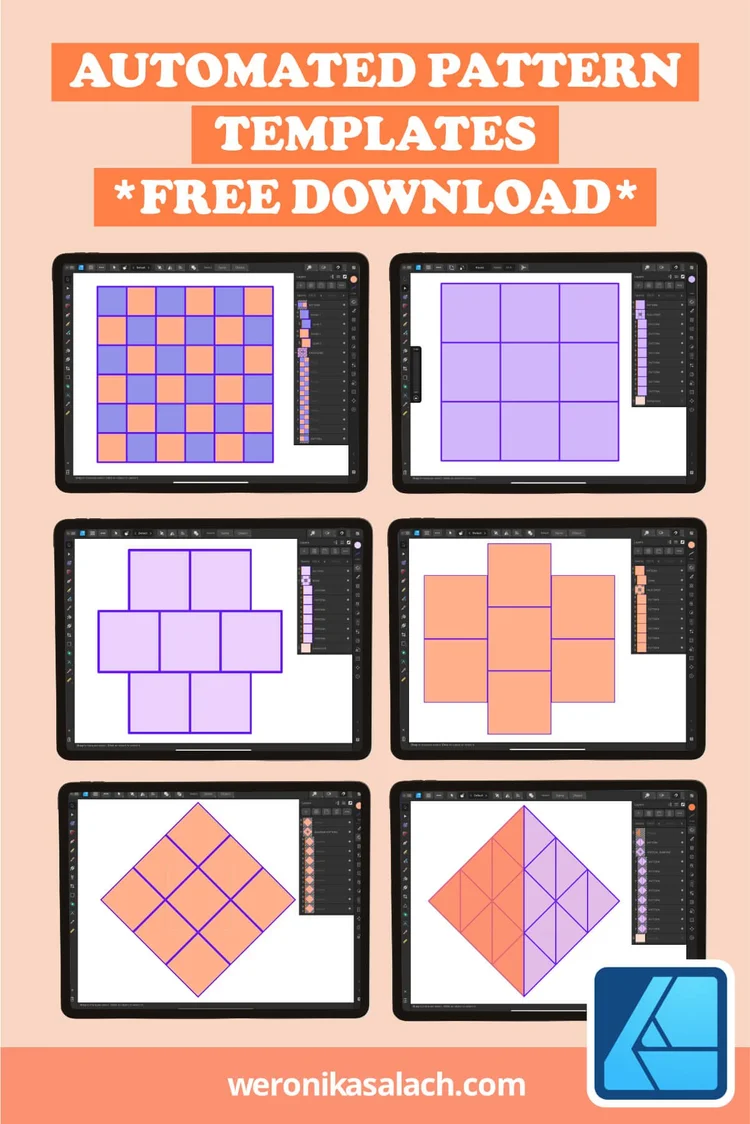 Procreate & Affinity Designer Artist Resource Library — Weronika Salach | illustration design ...