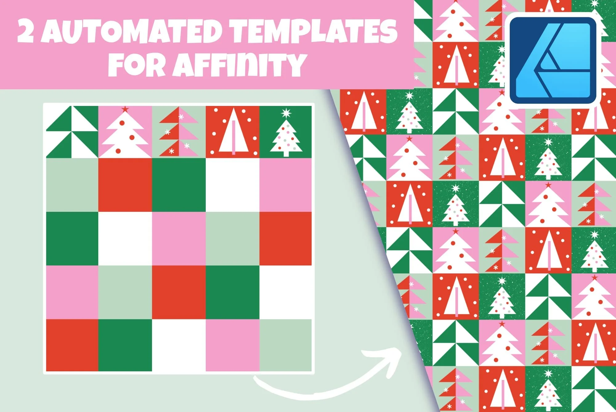 CHECKERED REPEAT - AUTOMATED TEMPLATE — Weronika Salach | illustration ...