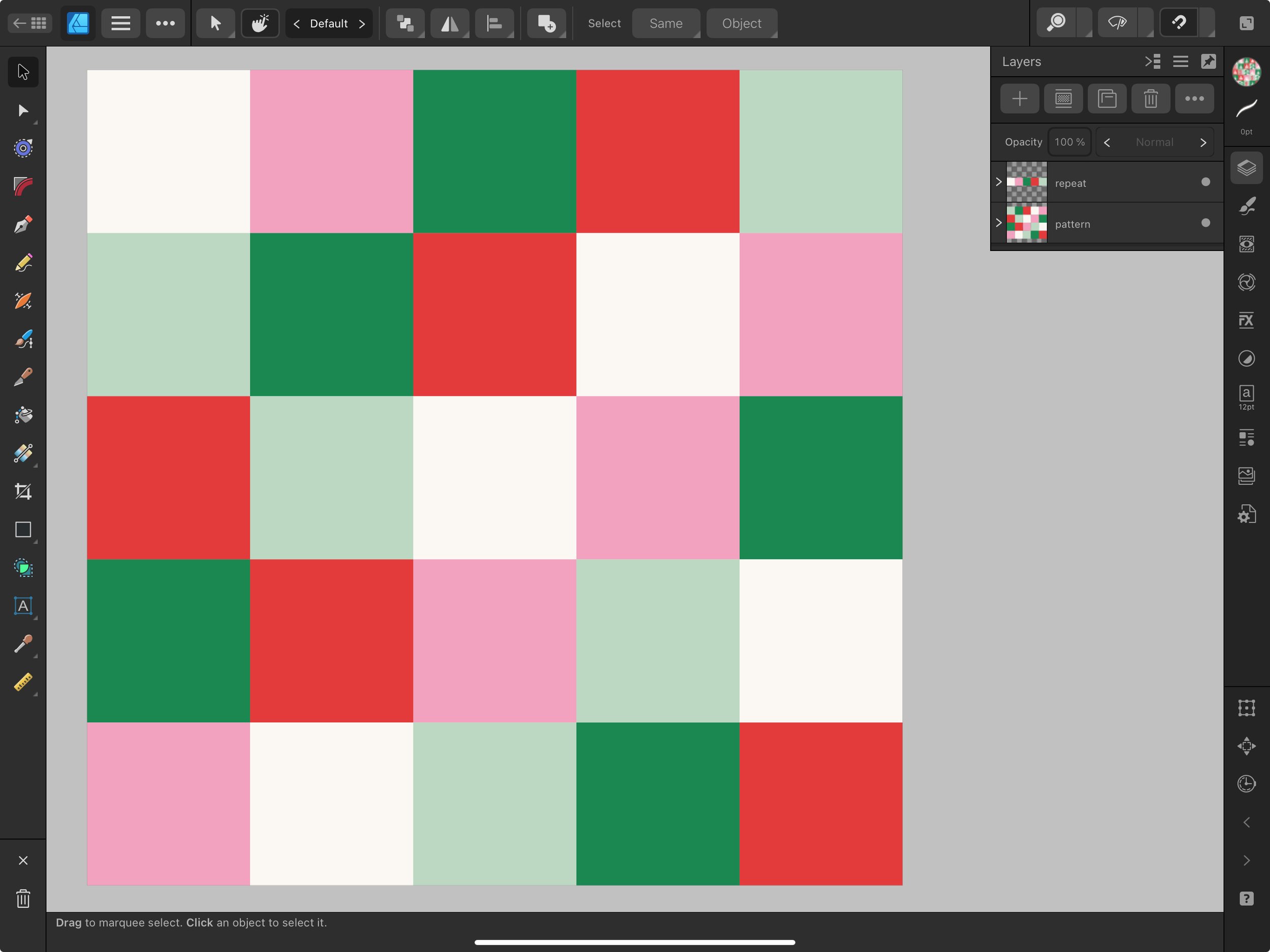 Quick & Easy Checkered Christmas Patterns in Affinity Designer + Global ...