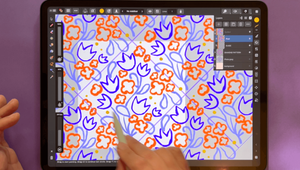 Surface Pattern Design: Diamond Repeat in Affinity Designer — Weronika ...