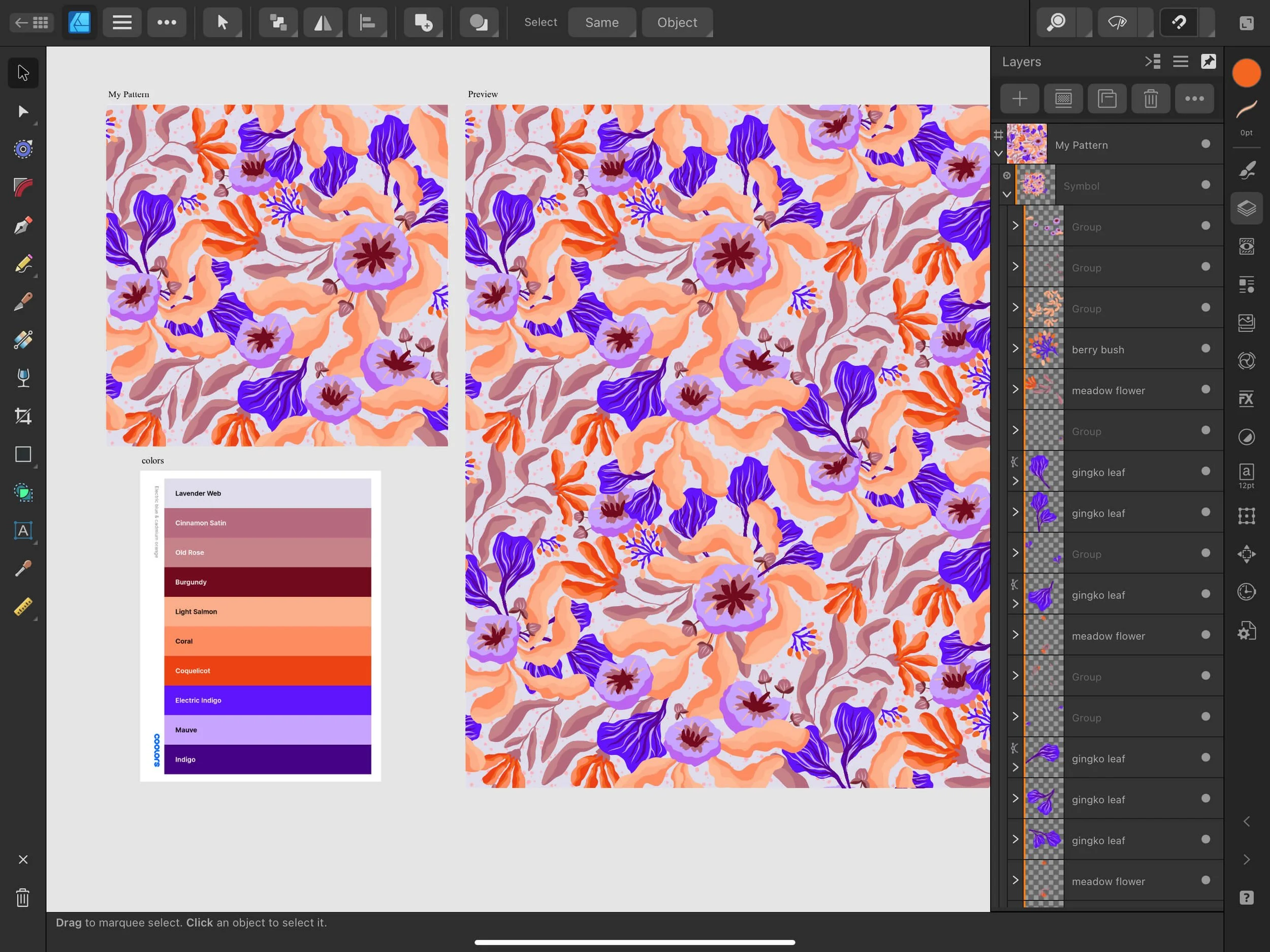Affinity Designer Vector Asstes Online Course for Surface Pattern ...