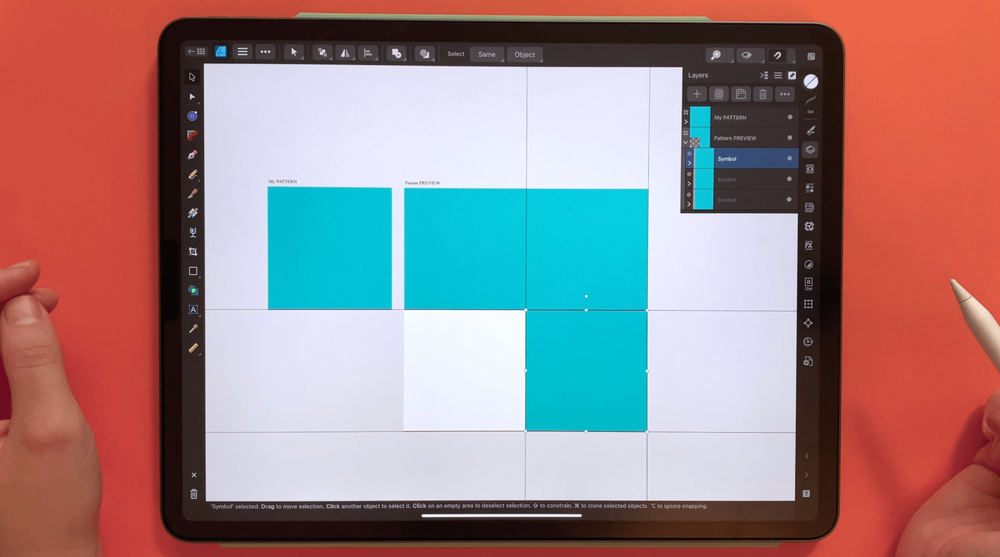 Pattern Design in Affinity Designer VIDEO Course: Full-drop Vector ...