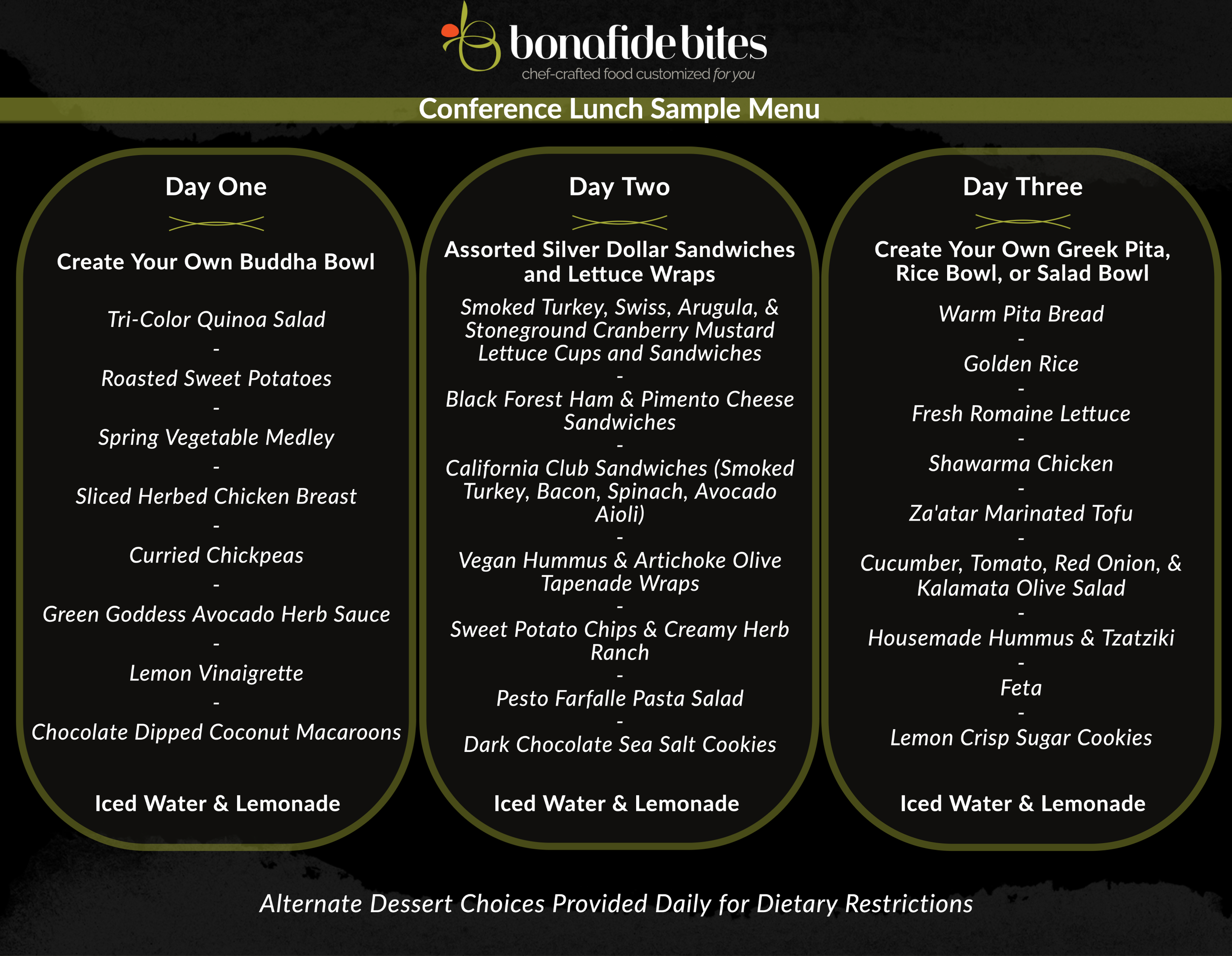 Bonafide Bites Catering