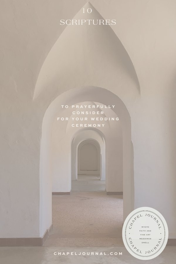 10 Scriptures to Prayerfully Consider For Your Wedding Ceremony ...